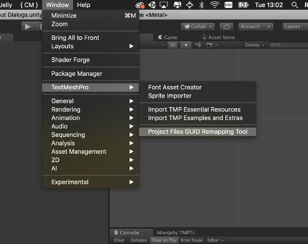 Upgrading TextMesh Pro from an old Unity project · COLLECTIVE MASS BLOG